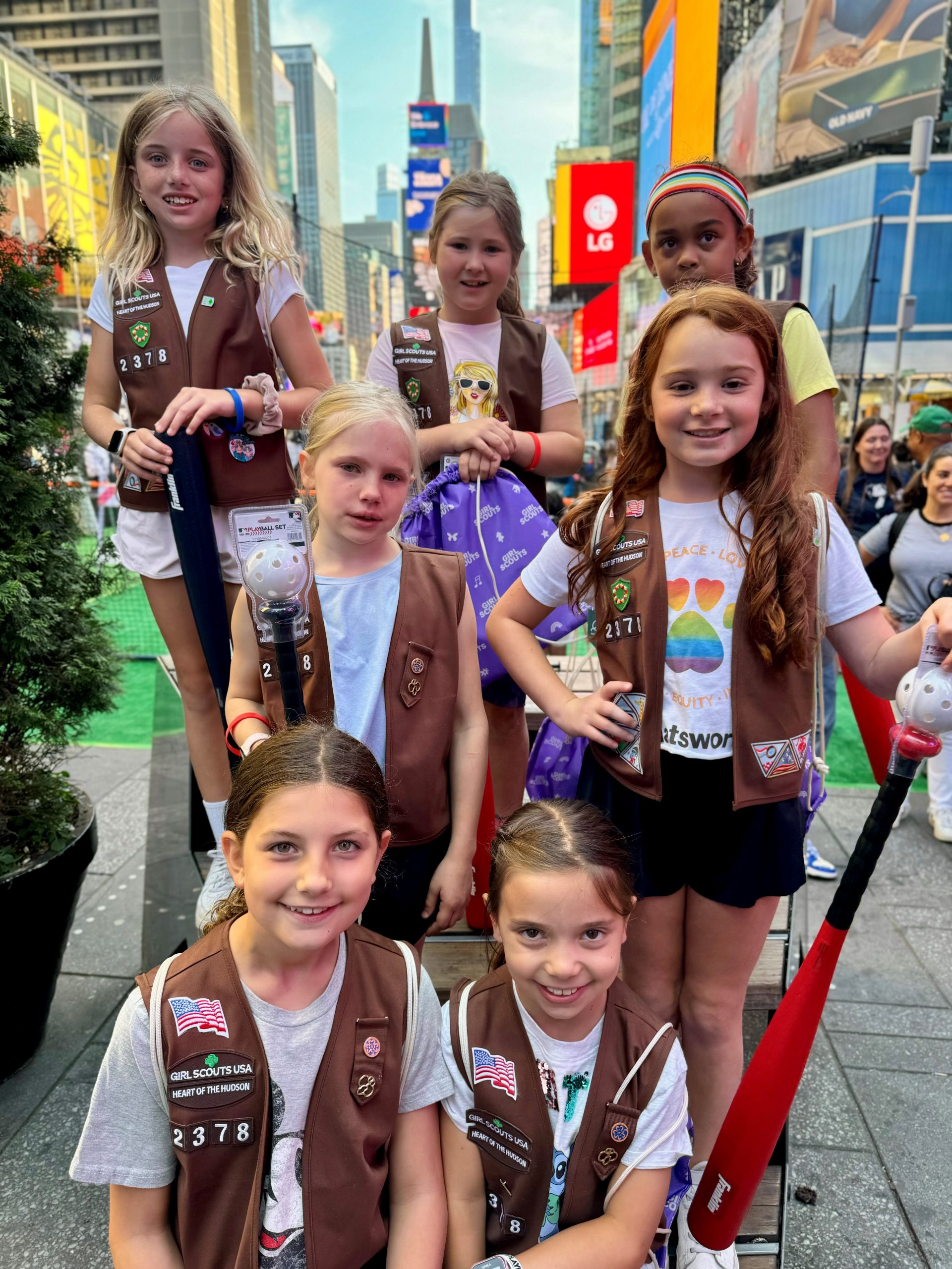 GSHH Girl Scouts Participate in MLB Play Ball Weekend Kickoff